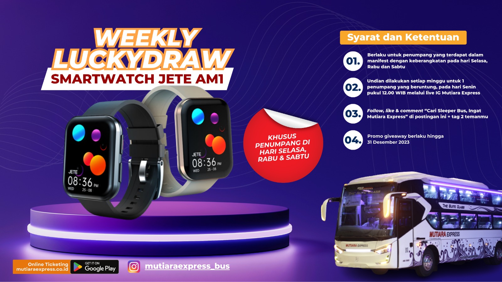 Promo | Mutiara Express